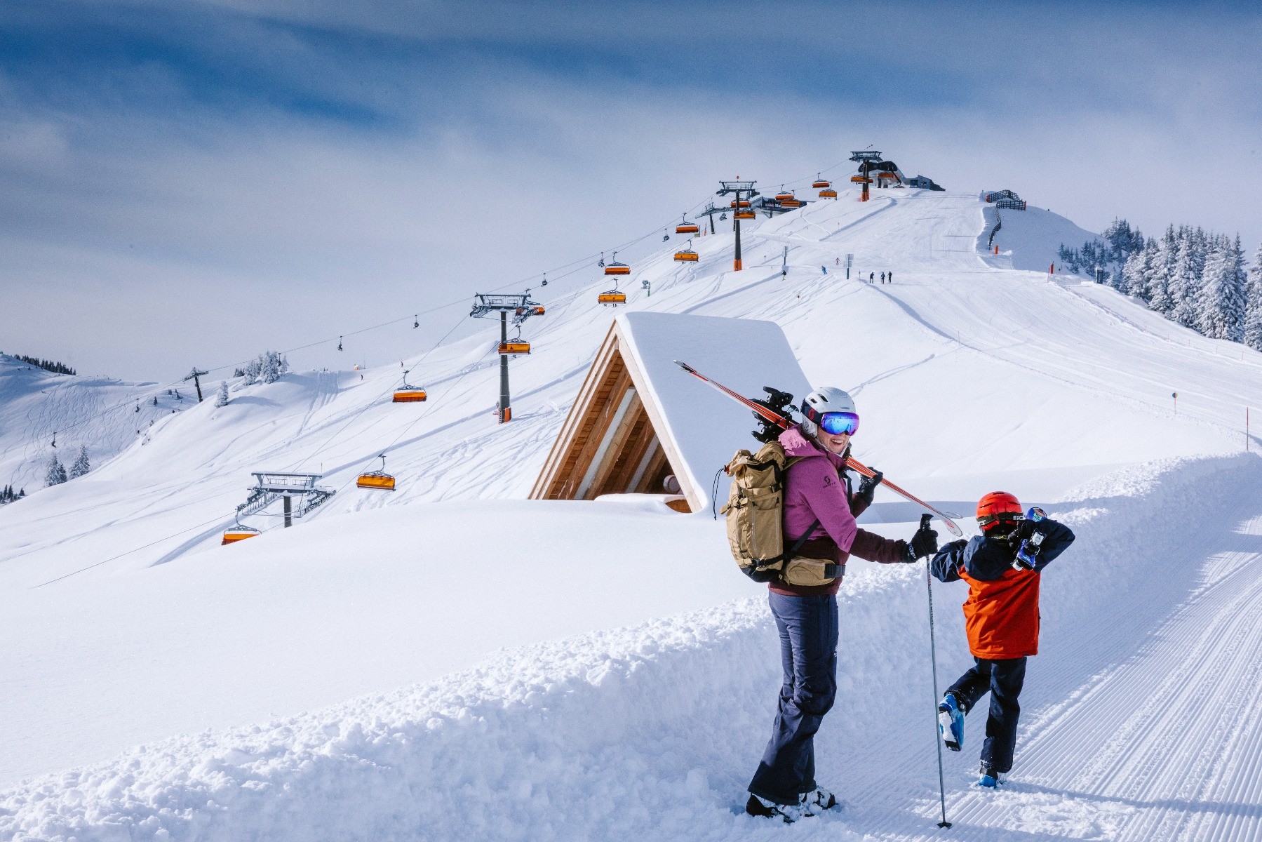 Ski-Woche mit der Bahn | Saalfelden Leogang